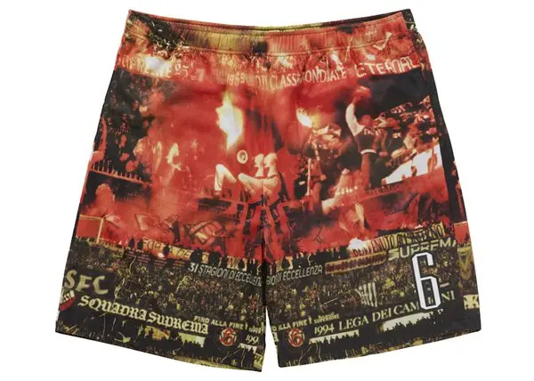 Supreme Vinci Per Noi Soccer Short - Multicolor