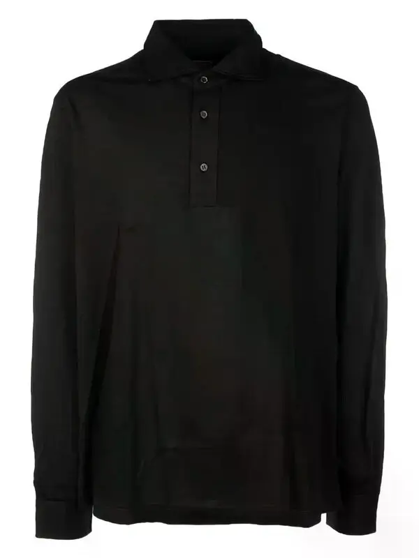 4FF Long-sleeved Polo Shirt