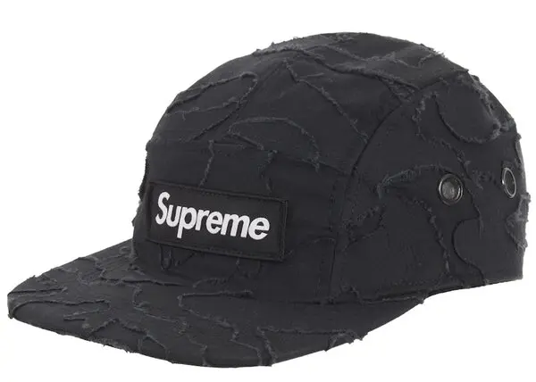 Supreme Layered Camo Camp Cap - Black