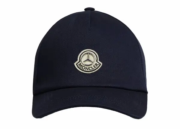 Moncler X Mercedesbenz Nigo Gabardine Baseball Cap - Night Blue