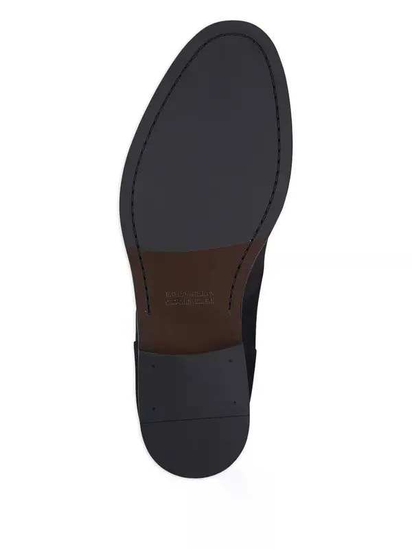 Brunello Cucinelli Lace-up Suede Derby Shoes