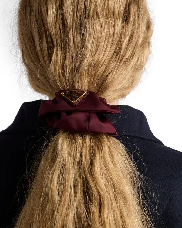 Prada Re-nylon Scrunchie - Red