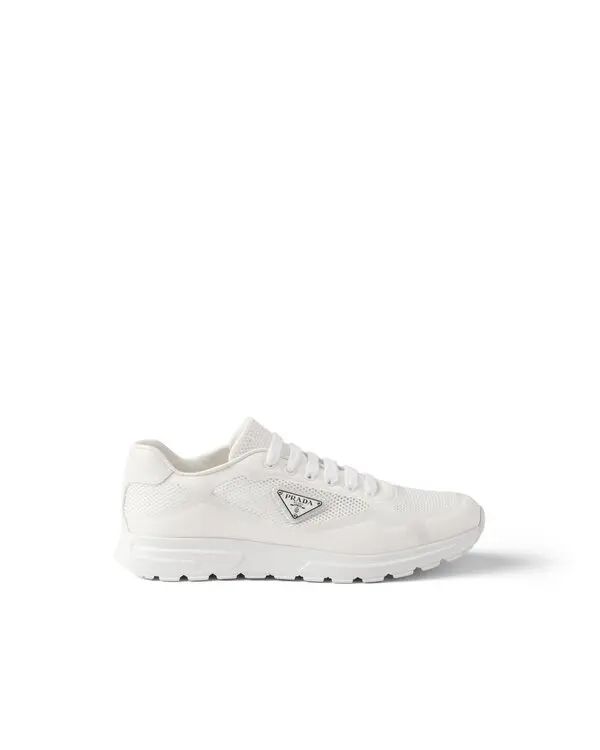 Prada Prax 2.0 Fabric Sneakers - White
