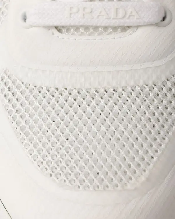 Prada Prax 2.0 Fabric Sneakers - White