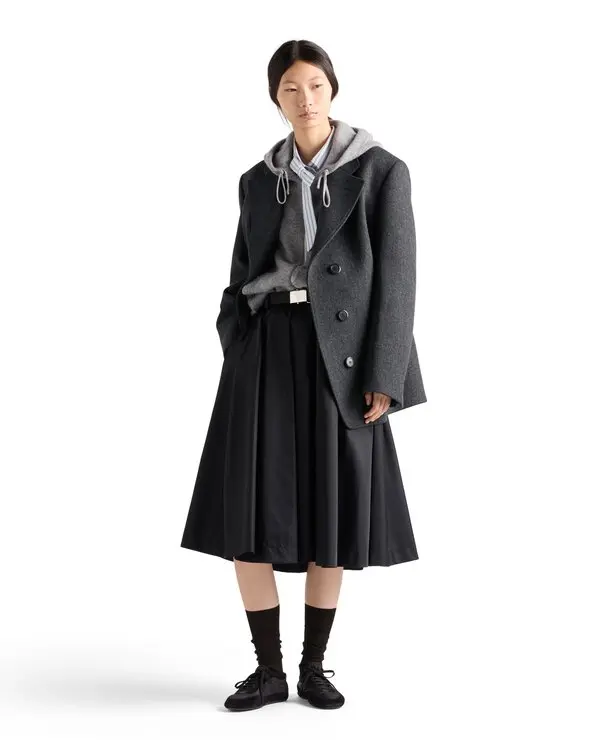 Prada Re-nylon Flared Skirt
