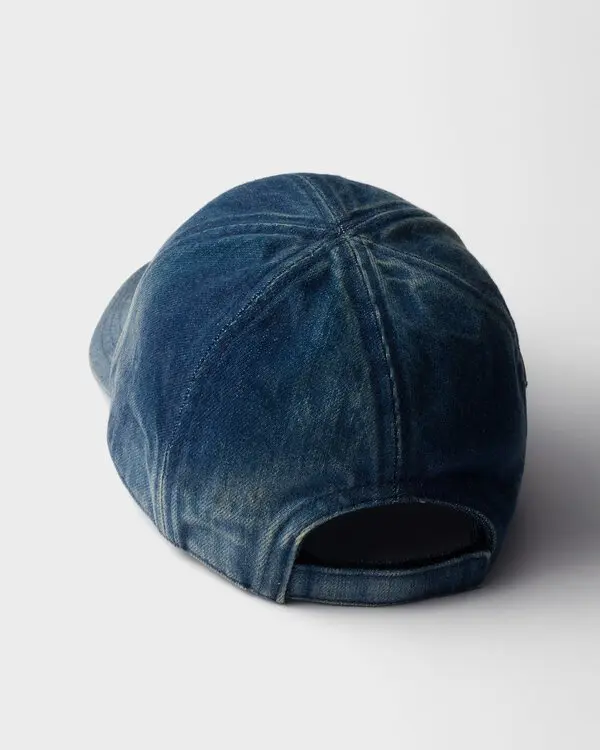 Prada Denim Baseball Cap