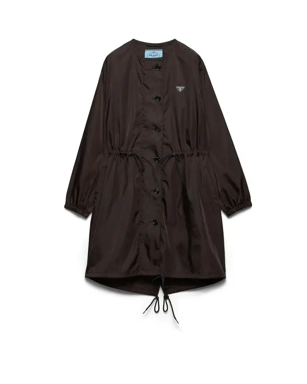 Prada Re-nylon Raincoat - Brown