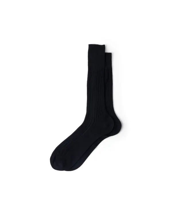 Prada Cotton Mid-calf Socks - Blue