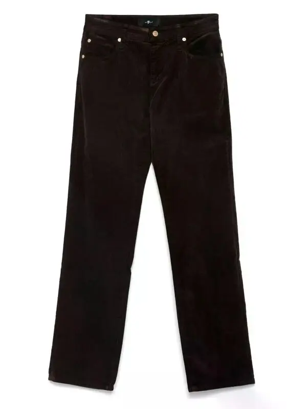 7 For All Mankind Corduroy Trousers - Brown