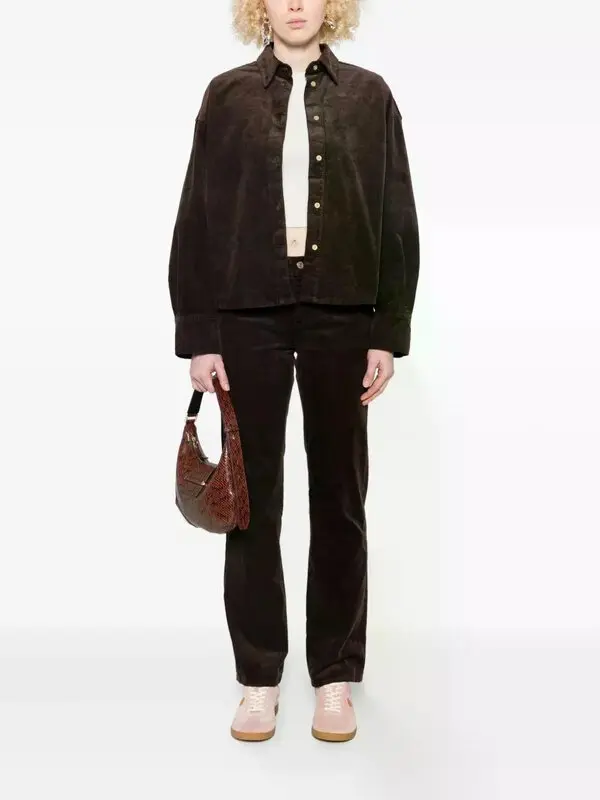 7 For All Mankind Corduroy Trousers - Brown