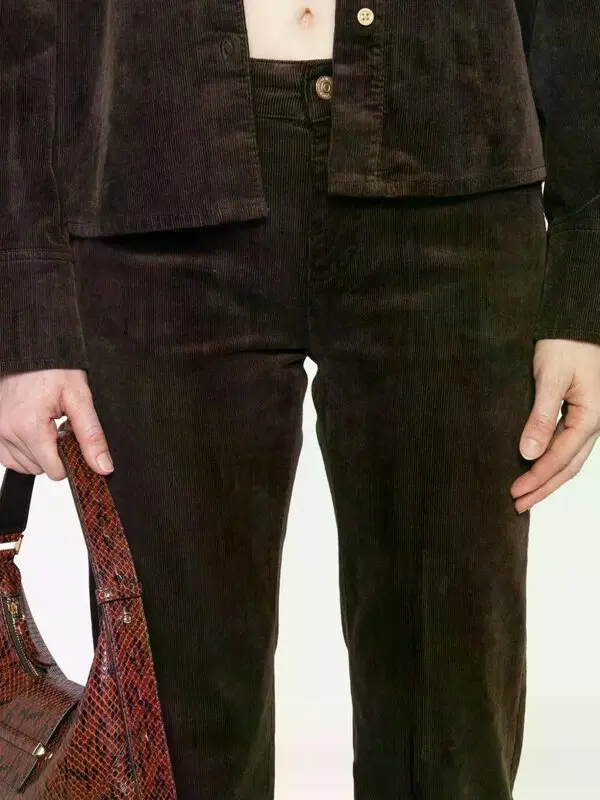 7 For All Mankind Corduroy Trousers - Brown