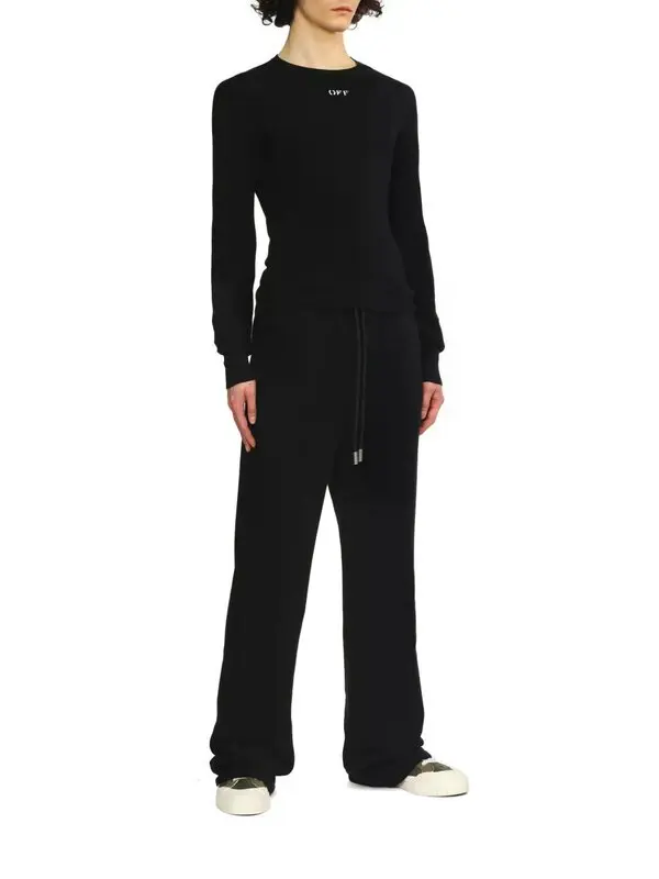 Off-White Virgin Wool Sweater