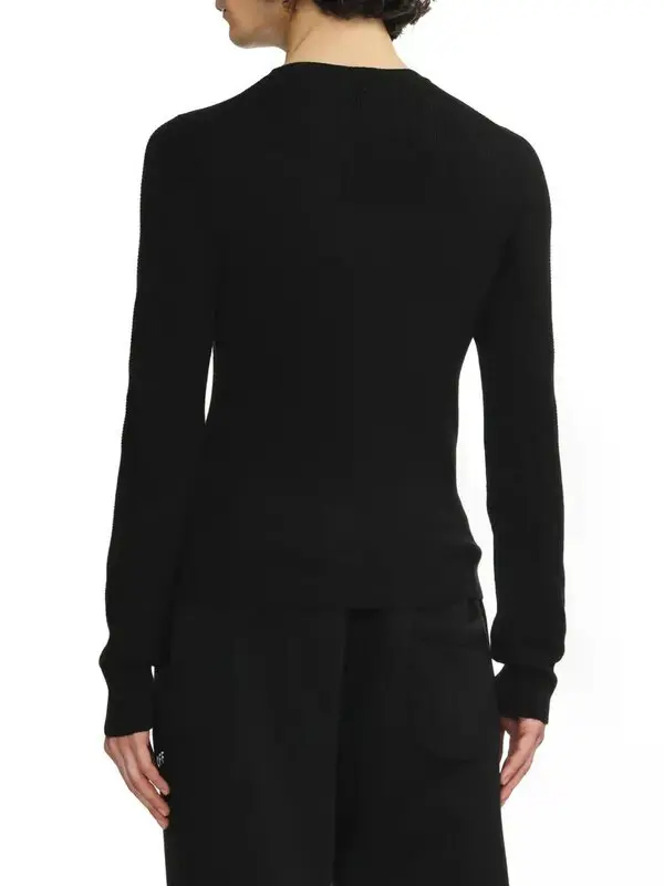 Off-White Virgin Wool Sweater