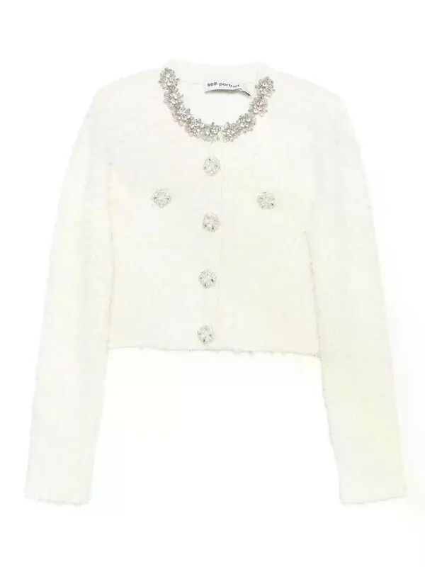 SELF-PORTRAIT Embellished-buttons Cardigan