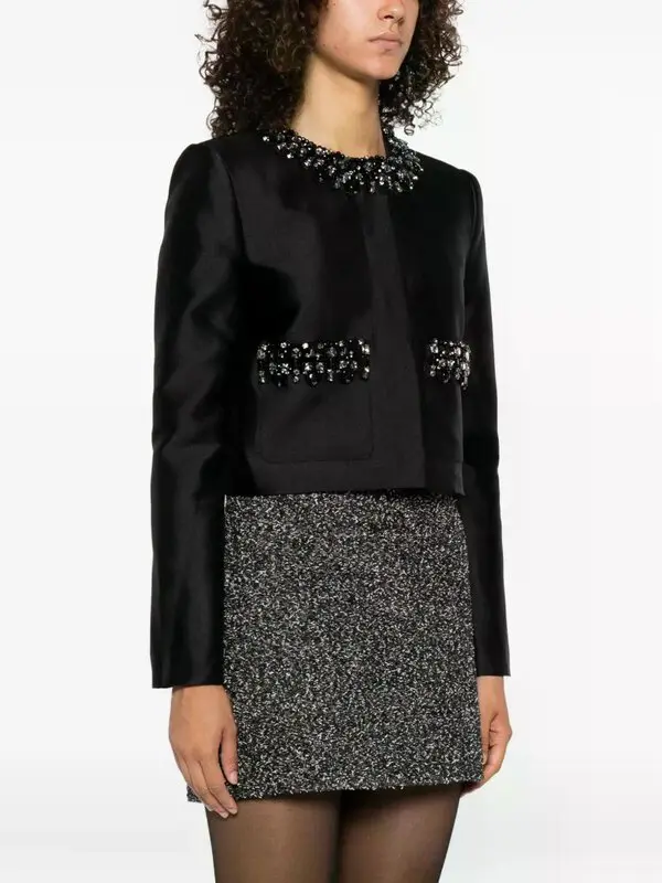 SELF-PORTRAIT Embellished-pocket Jacket