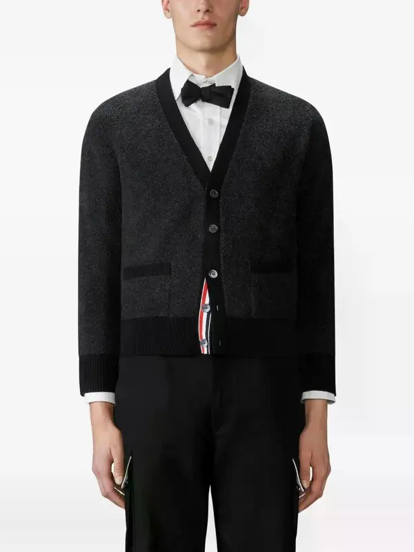 Thom Browne Knitted V-neck Cardigan