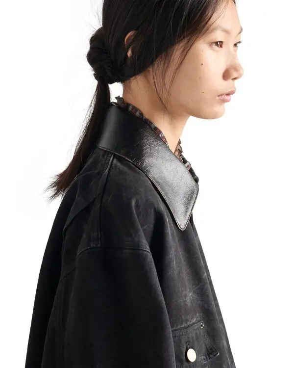 Prada Canvas Work Jacket - Black