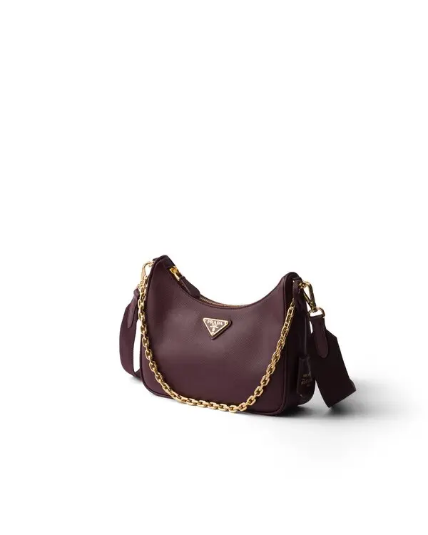 Prada Re-edition 2005 Saffiano Leather Bag - Red