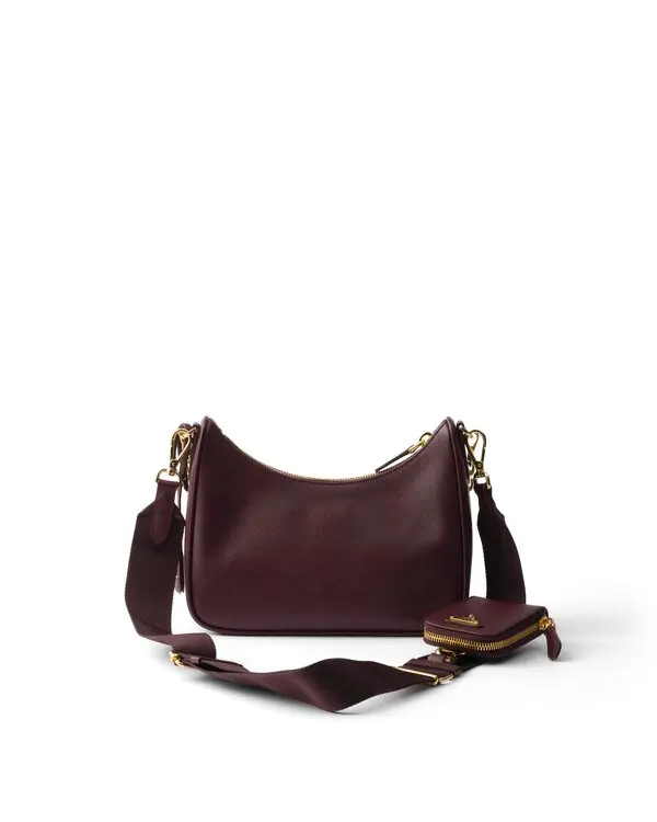 Prada Re-edition 2005 Saffiano Leather Bag - Red