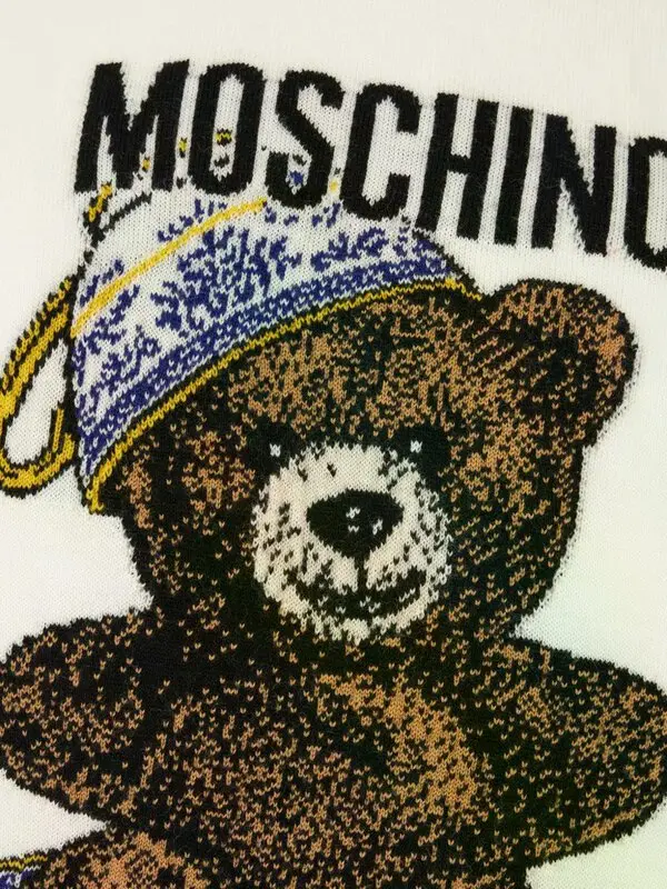 Moschino Teddy-print Hooded Sweater