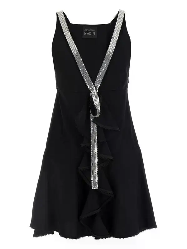GIOVANNI BEDIN Crystal-embellished Mini Dress