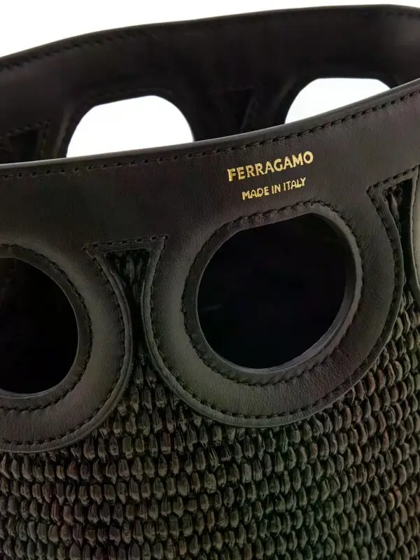 FERRAGAMO Xs Gancini Bucket Bag