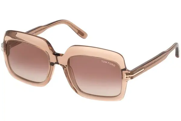 TOM FORD Round Frame Sunglasses - Rose Gold (ft0688 45g)