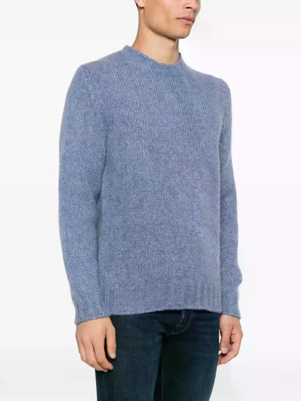 Fedeli Ribbed Crew-neck Sweater