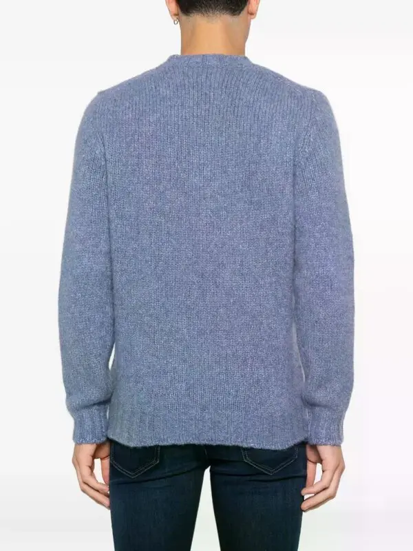 Fedeli Ribbed Crew-neck Sweater