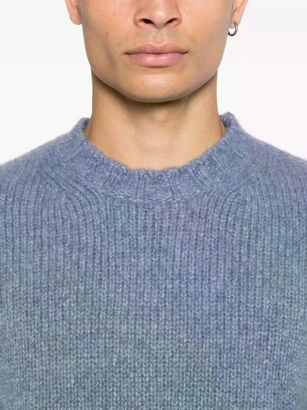 Fedeli Ribbed Crew-neck Sweater