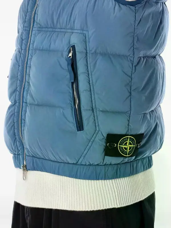 Stone Island Quilted Logo-patch Gilet