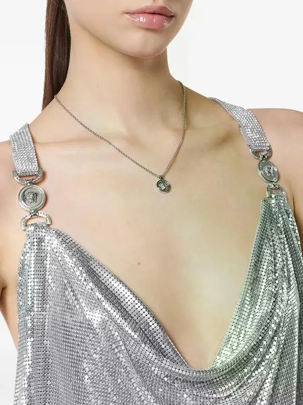 Versace Maxi Medusa Chainmail Dress