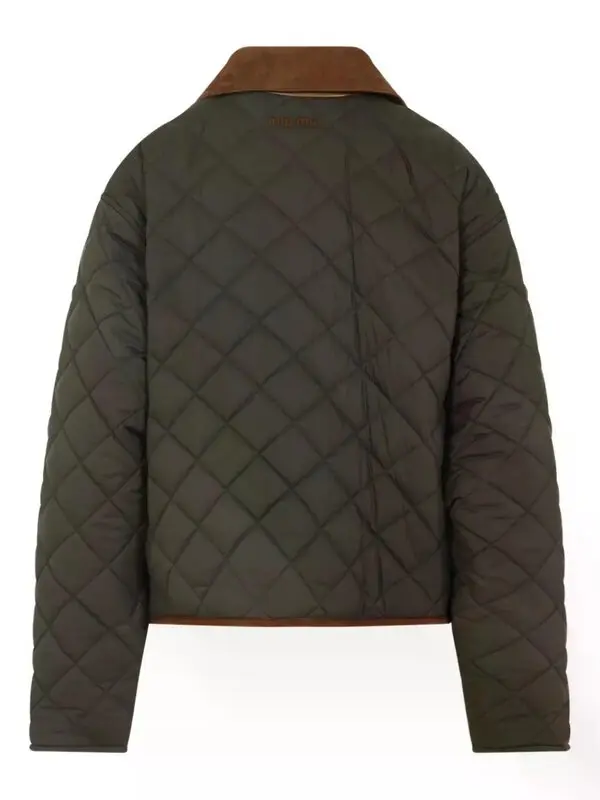 Miu Miu Quilted Bomber Jacket