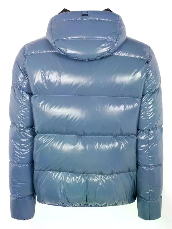 Herno Gloss Hooded Puffer Jacket - Blue