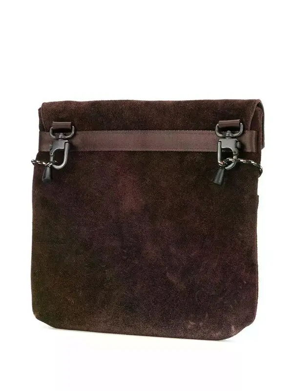 AS2OV Textured Shoulder Bag - Brown
