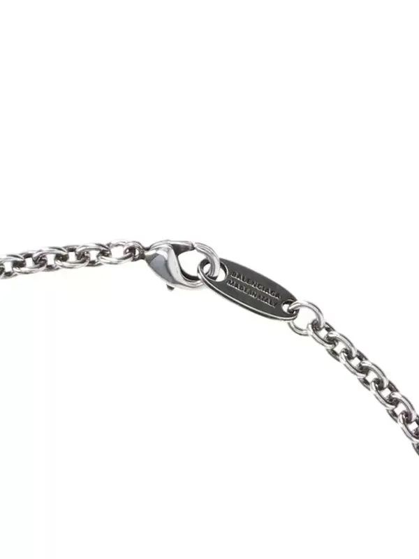 Balenciaga Vip Plaque Necklace