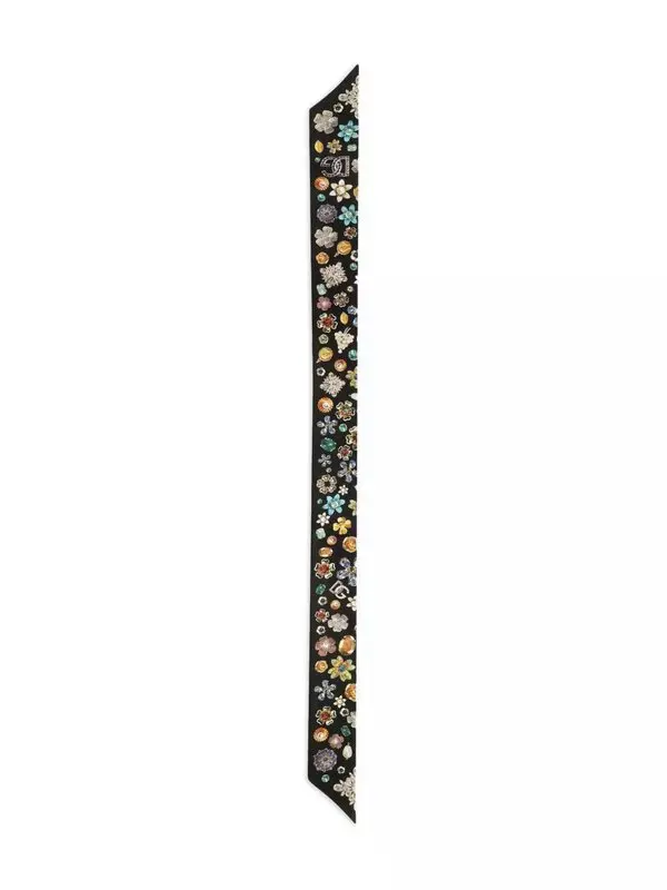Dolce & Gabbana Silk Twill Bandeau - Black