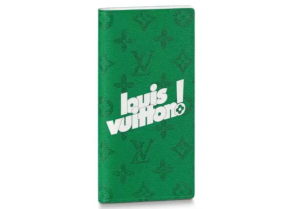 LOUIS VUITTON Brazza Monogram Wallet - Green