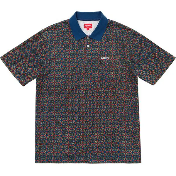 Supreme Bridle Print Polo Shirt