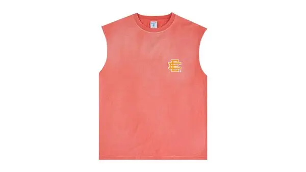 ERIC EMANUEL Ee Basic Cutoff Tank - Washed Red/orange