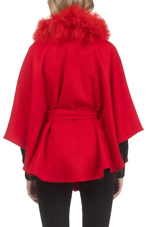 Gorski Wool Belted Cape