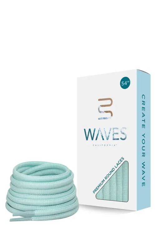 WAVES CALIFORNIA 54-inch Round Shoelaces - Diamond Blue