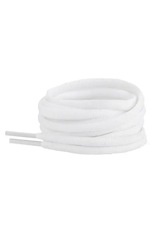 WAVES CALIFORNIA 54-inch Round Shoelaces - Pure White