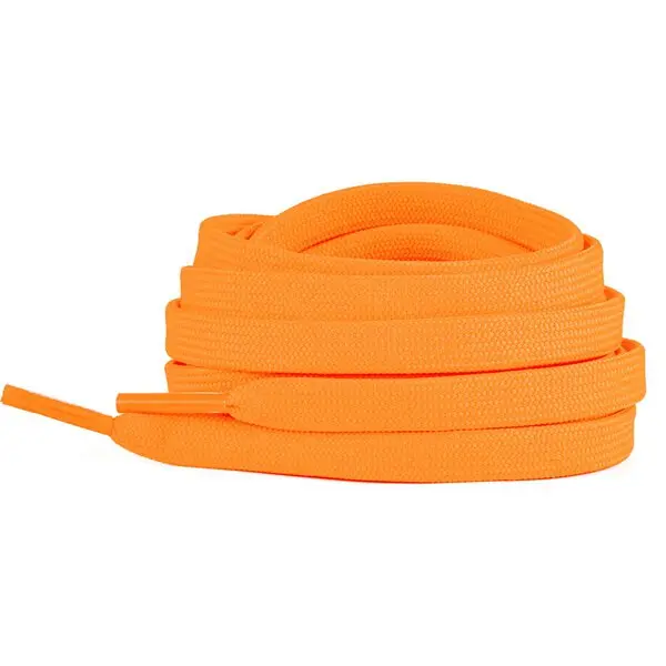 WAVES CALIFORNIA 54-inch Flat Shoelaces - Bright Orange