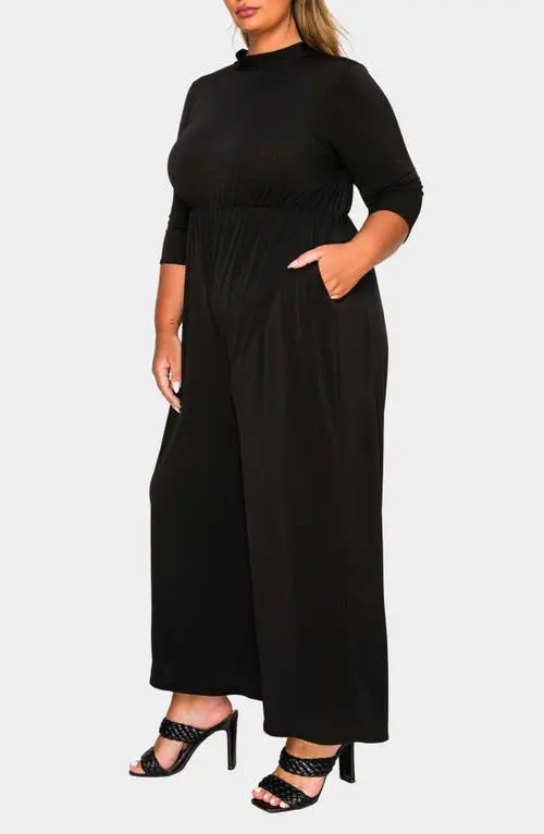 L I V D Wide-leg Jumpsuit - Black