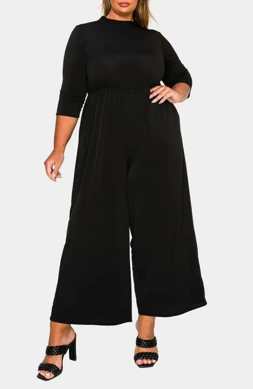 L I V D Wide-leg Jumpsuit - Black
