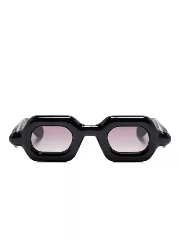 PALOCERAS Geometric Frame Sunglasses - Black