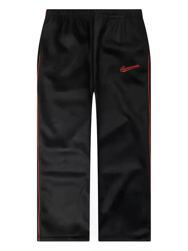 WILLY CHAVARRIA Side-stripe Trousers - Black