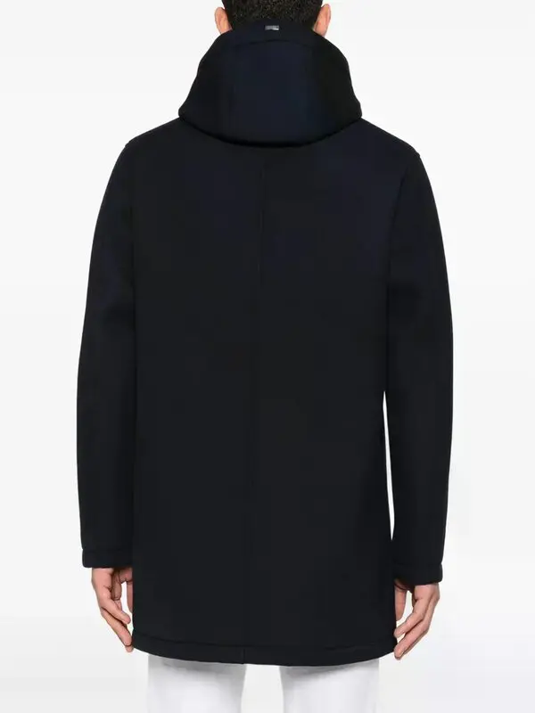 Herno Zip-front Hooded Jacket - Blue