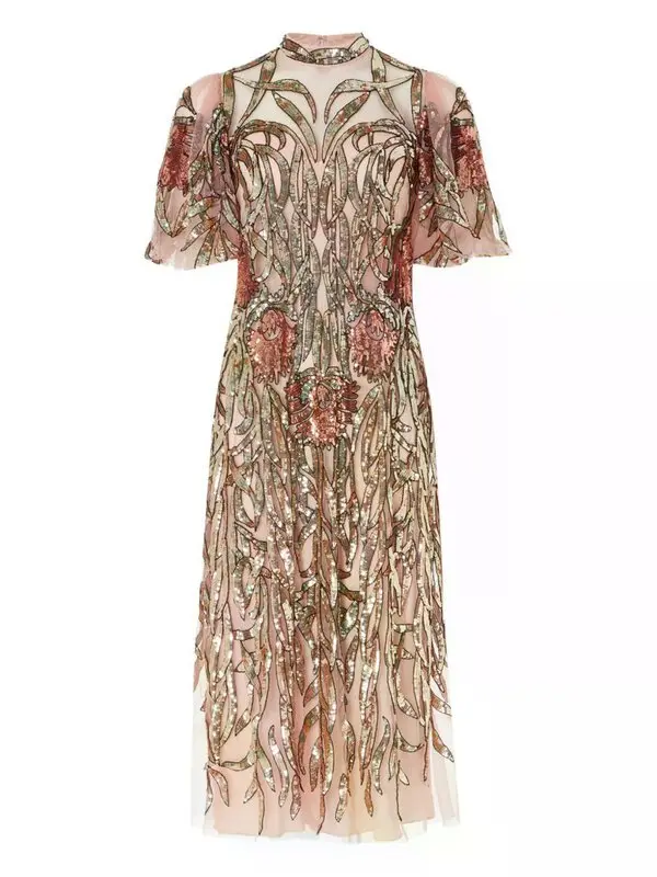 TEMPERLEY LONDON Suzani Sequin-embellished Midi Dress